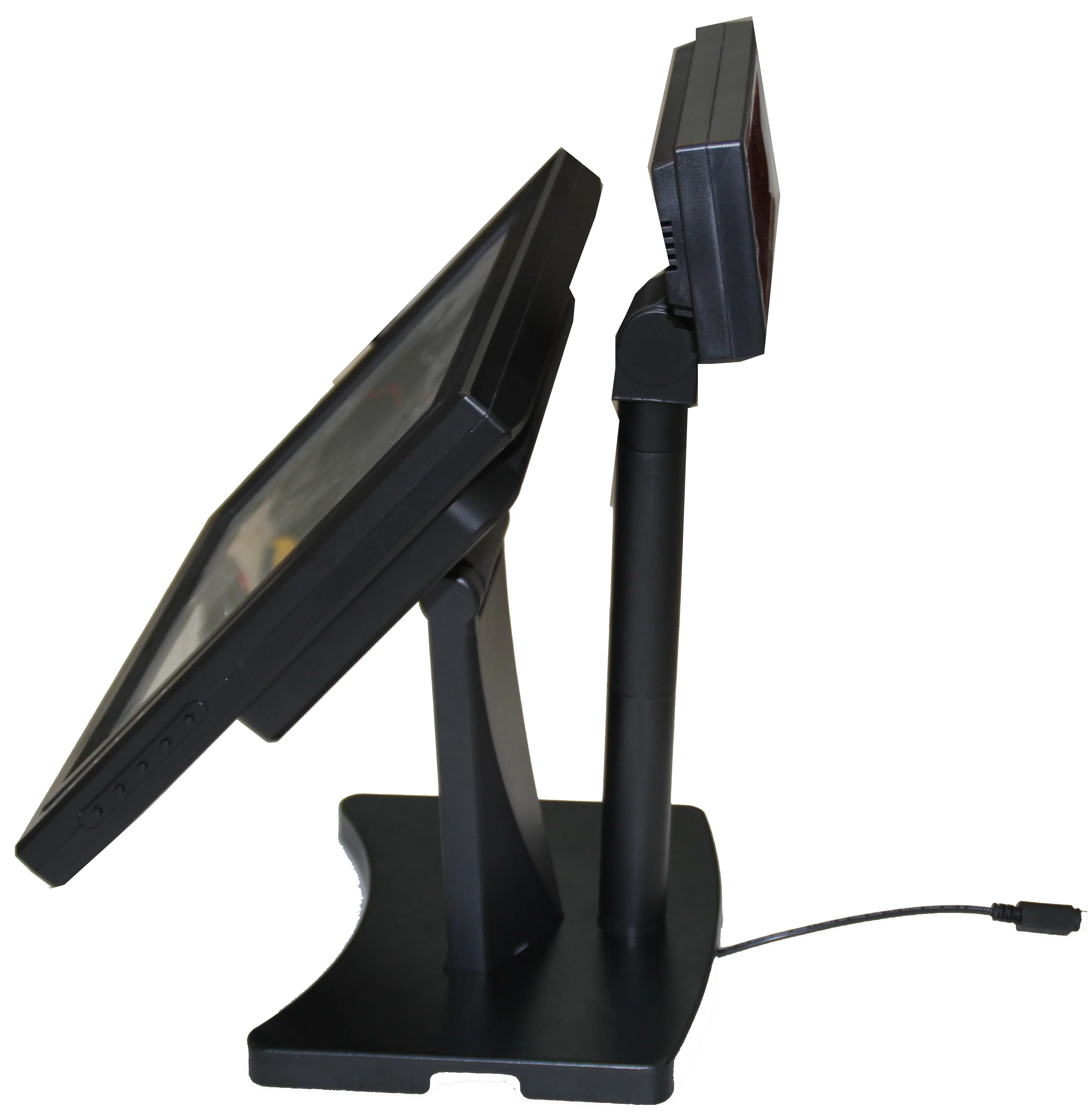 Pos Machine Dual Screen Stand Ms-01b Pos Pc Vesa Mount Metal Stand With ...