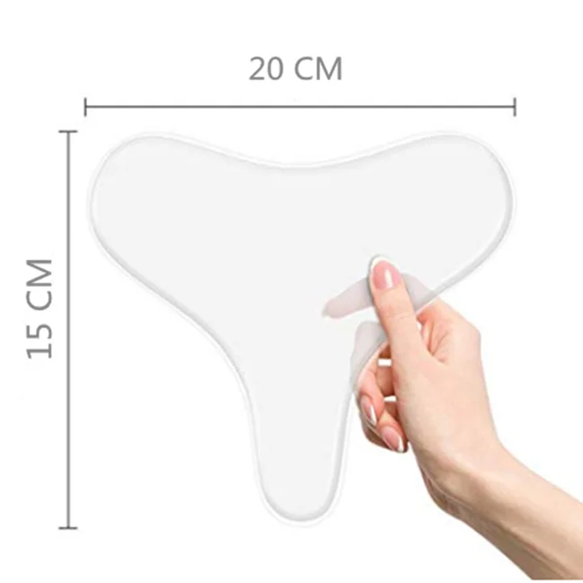 Msds Washable Smoothing Silicone Chest Patches Anti Wrinkle Neck Pad T ...