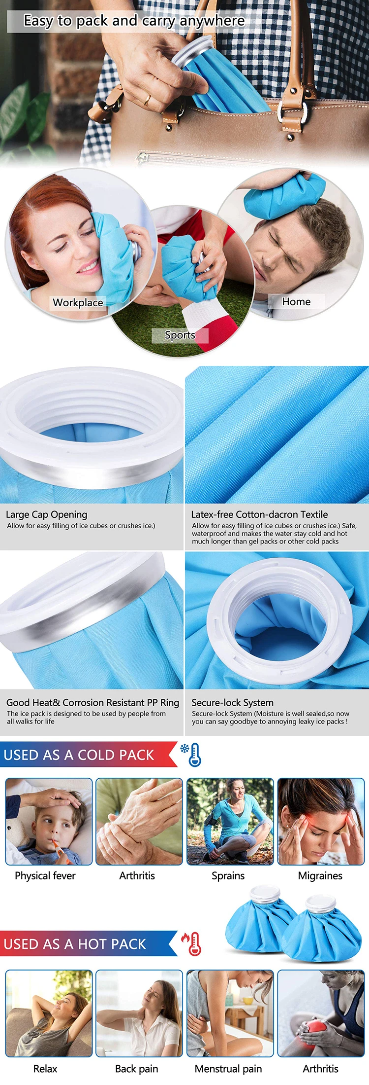 Reusable Ice Packs for Cold Therapy - Quality & Custom Designs