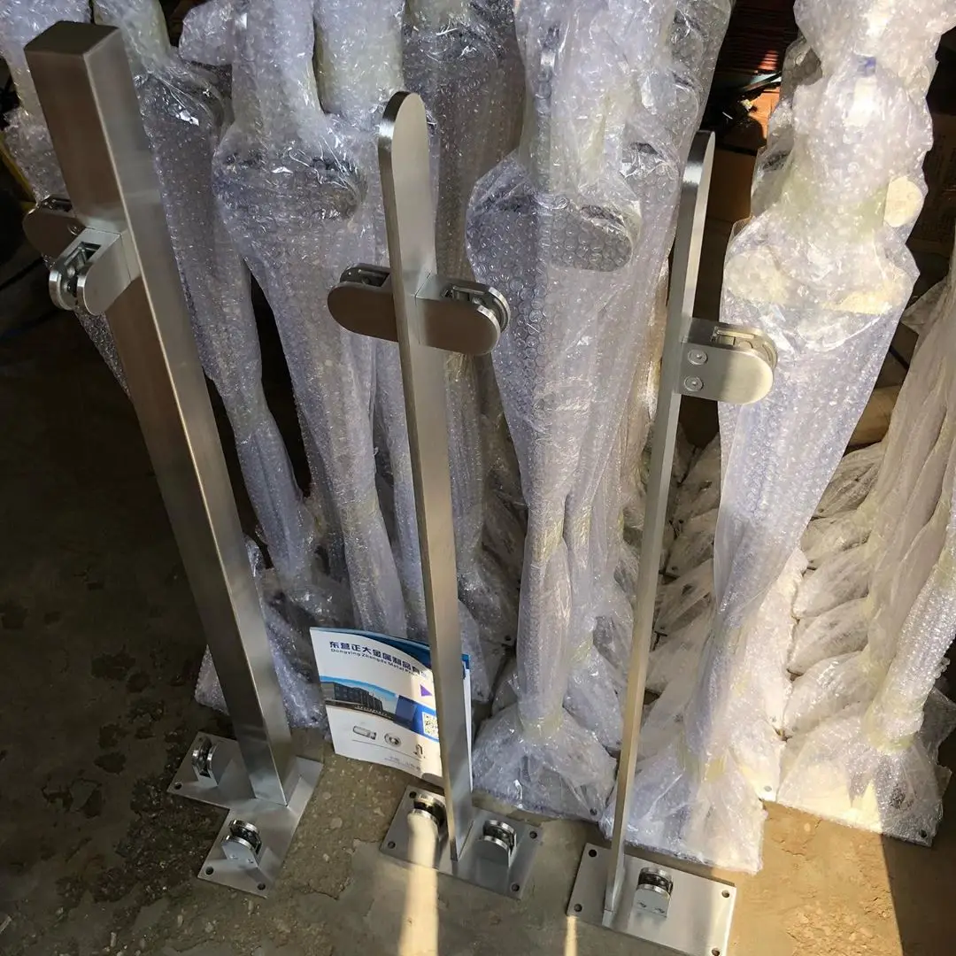 304 Handrail Balcony Stainless Steel Round Post Systems