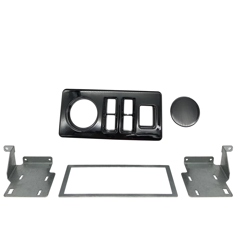 Glossy Black Matt Carbon Center Console for Land Rover Defender 110 Dash