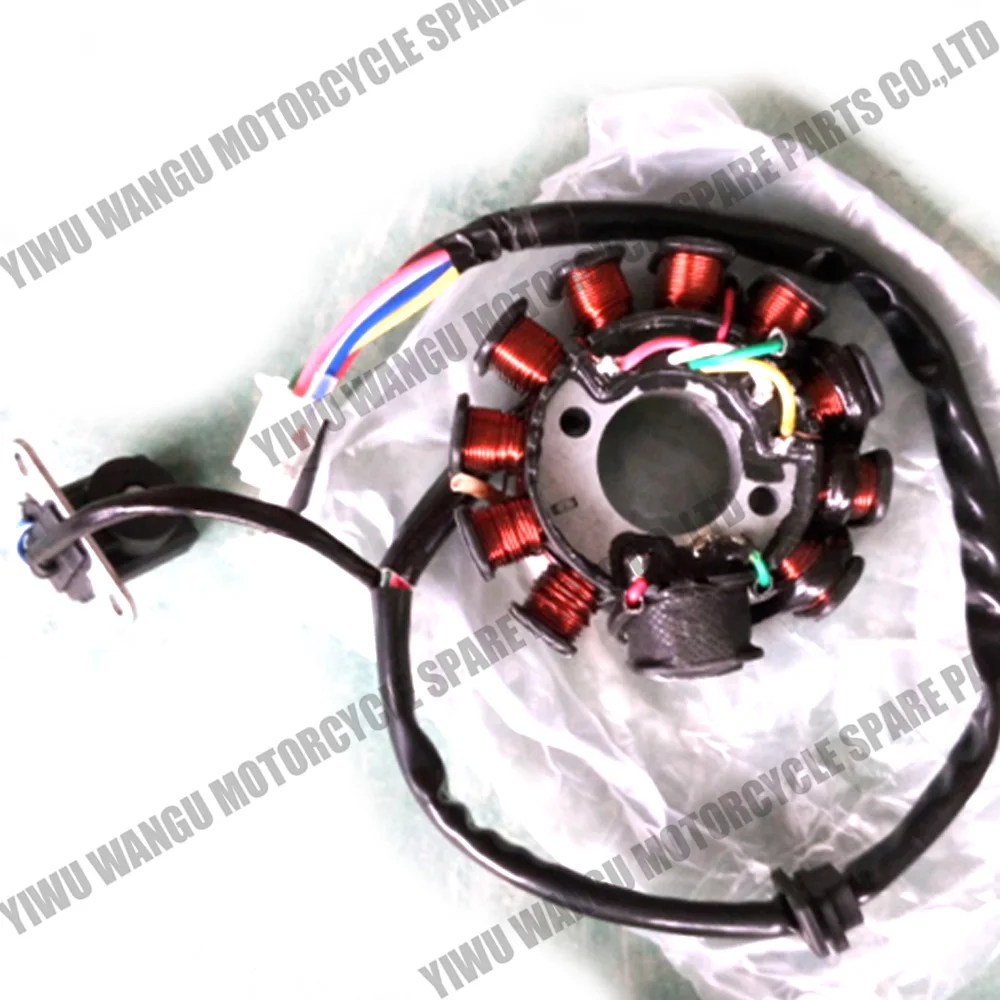 Gy6-125 Motorfiets Scooter Generator 6 Spoelen Magneto Stator Voor ...