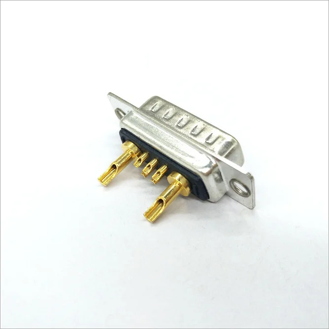 Gold Plated High Density D-SUB Connector 7W2 Male Solder Type