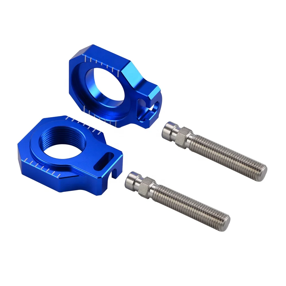 Nicecnc Motocross Rear Axle Blocks Chain Adjuster For Ktm 250sxf ...