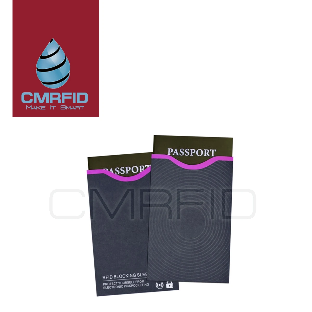 Cmrfid Customized Logo Printed Rfid Blocking Credit Card Sleeves Bags ...