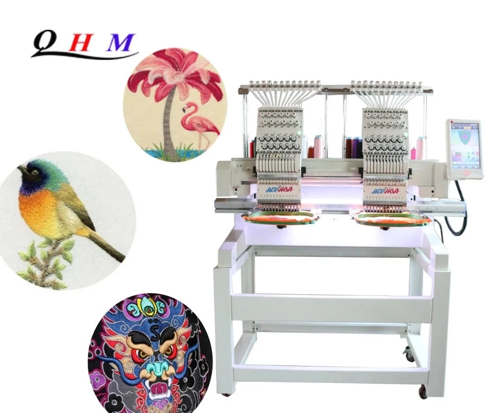 Two Head Computerized Same Feiya Embroidery Machine Price For Tshirt ...