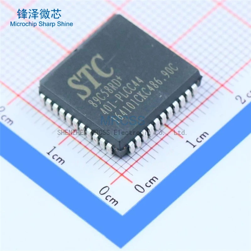 Mcu Stc89c58rd +-40i-plcc44 Stc89c58臂皮层risc Flash电子组件stc89c58rd +-40i ...