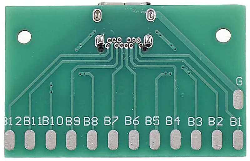 TYPE-C Test Board USB 3.1 with PCB Board - DIY Adapter
