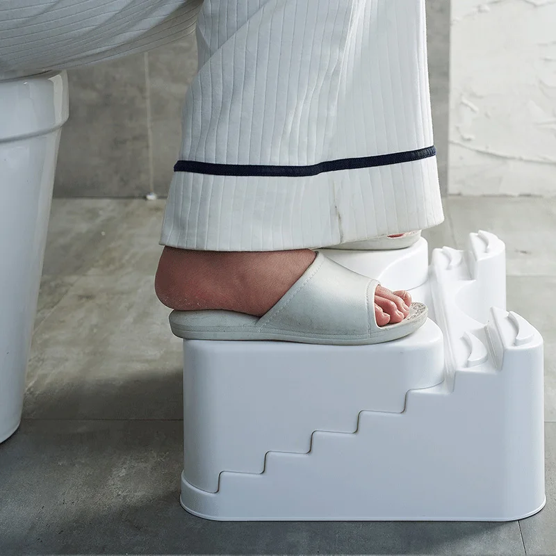 Adjustable Toilet Ladder Stool Plastic Toilet Stool Squat Step Stool ...
