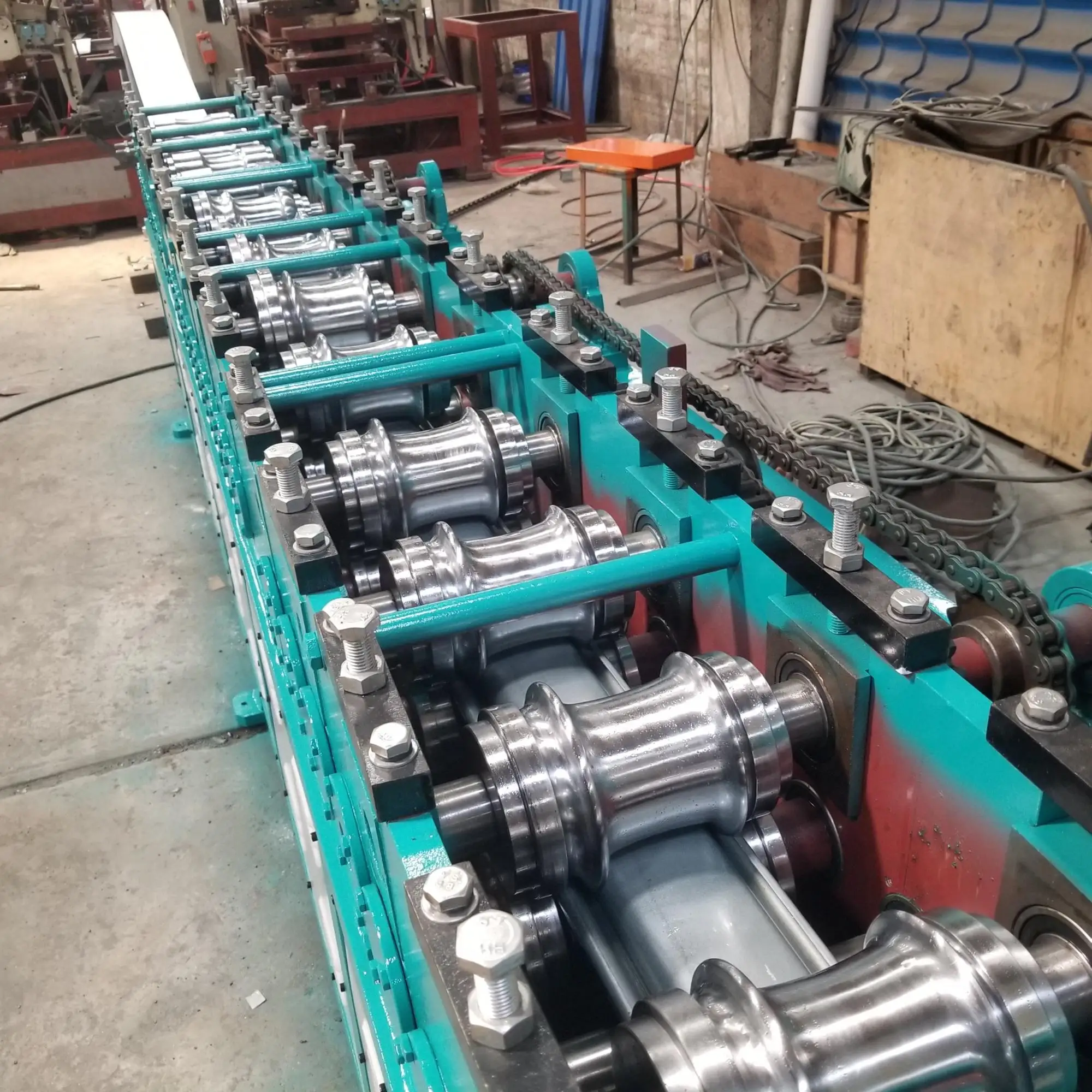 Roller Shutter Garage Door Profile Roll Forming Machine Galvanized Metal Roll Shutter Roll ...