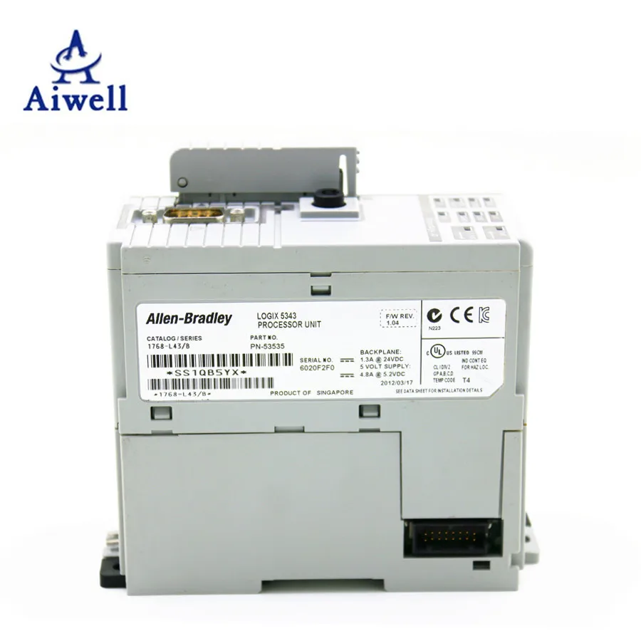 Compactlogix L43 2mb Memory Controller Allen Bradley Plc Logix 5343 Processor Unit 1768-l43 ...