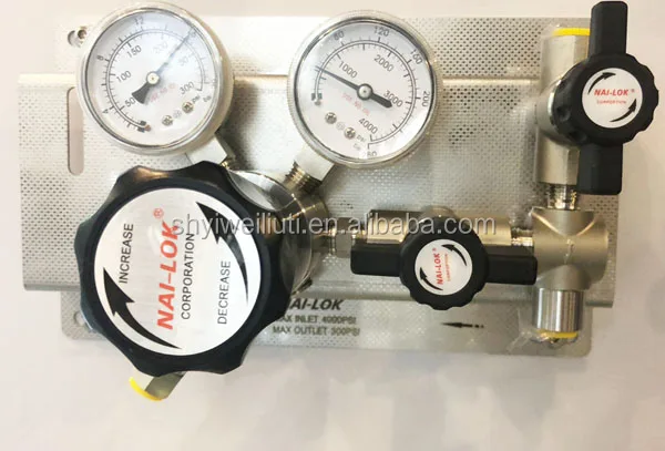 Nitrogen Control Panel Regulator With Semi Automatic Changeover Switch ...