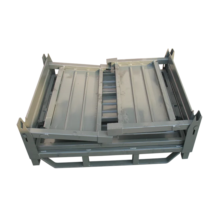 Loading 1000 Kg Collapsible Stackable Heavy Duty Big Metal Box Metal ...
