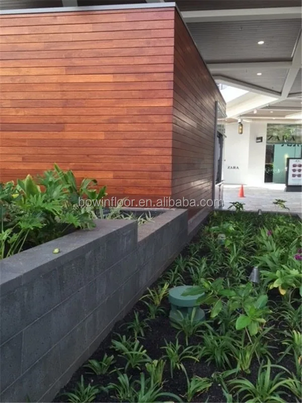 Durable Teak Exterior Solid Wood Cladding - Bowin Quality