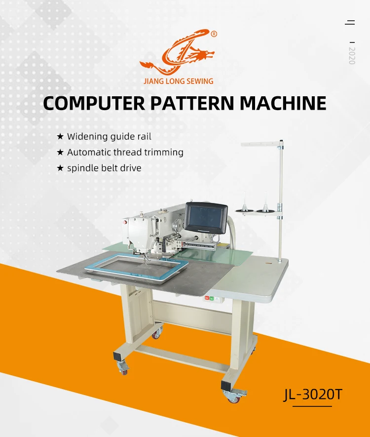 3020 Automatic Industrial Programmable Pattern Sewing Machine For ...