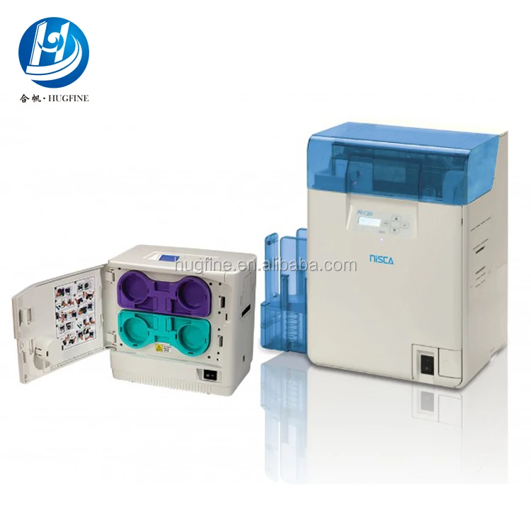 Original Nisca PR-C201 R-YMCK Color Ribbon & Transfer Film - 500 Prints ...