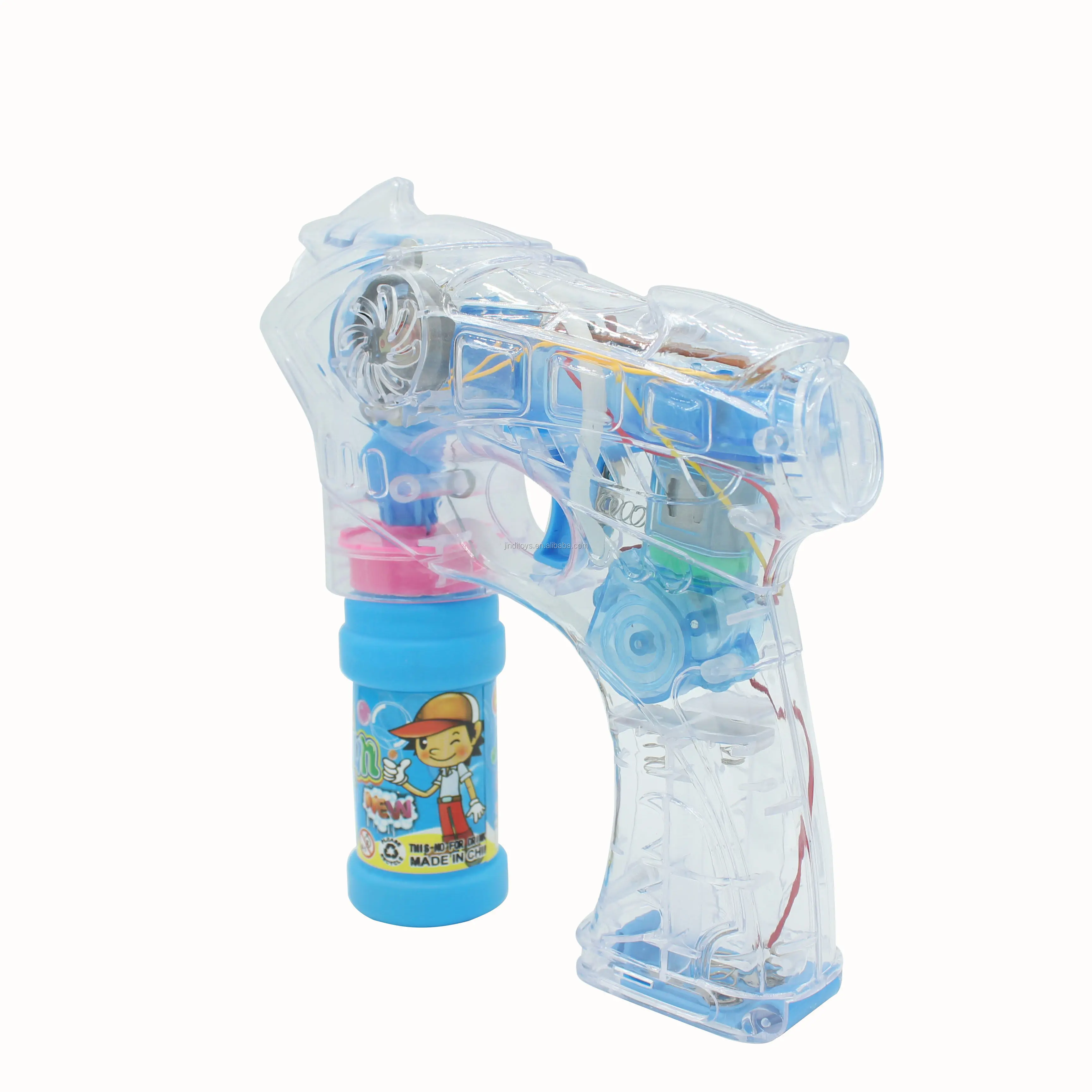 Transparent Space Electric Bubble Gun Machine For Kids Maker With Led ...