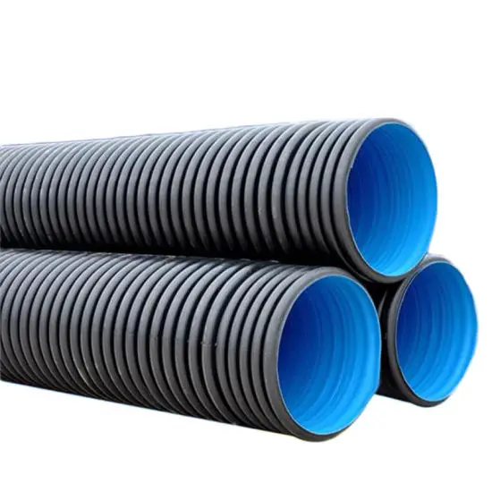 Plastic Hdpe 4" 6 8 10 24 Inch 75mm Od Double Wall Corrugated Drain ...