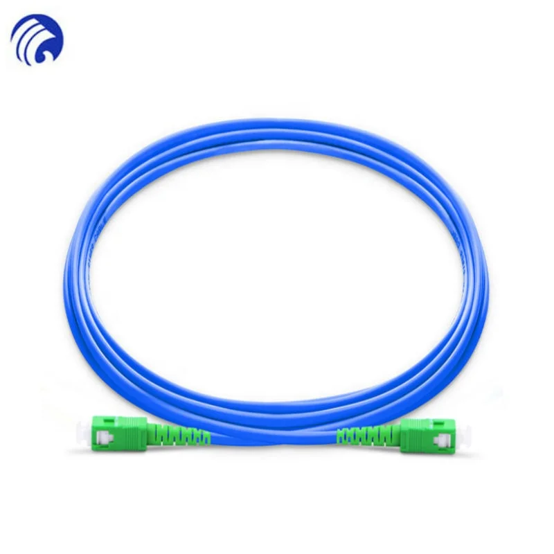FTTH Armored Fiber Optic Patch Cord - 3.0mm SC APC SM SX G652D LSZH 1M