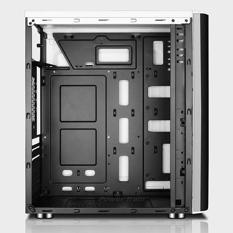 Atx Tower Acrylic Panel Shuguang White Pc Gaming Computer Case - Buy ...