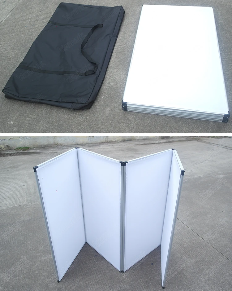 Custom Black White DJ Facade Scrim Booth Foldable Cover Screen