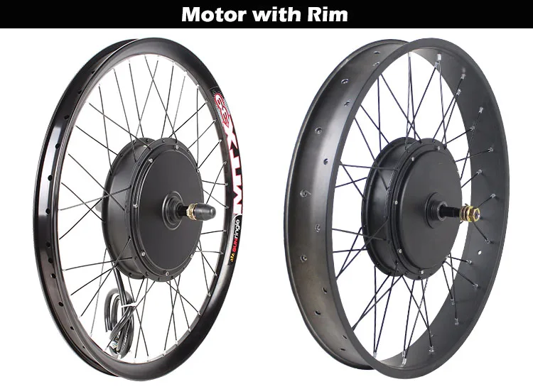 48v 60v 72v 3000w Electric Wheel - 75km/h Brushless Motor