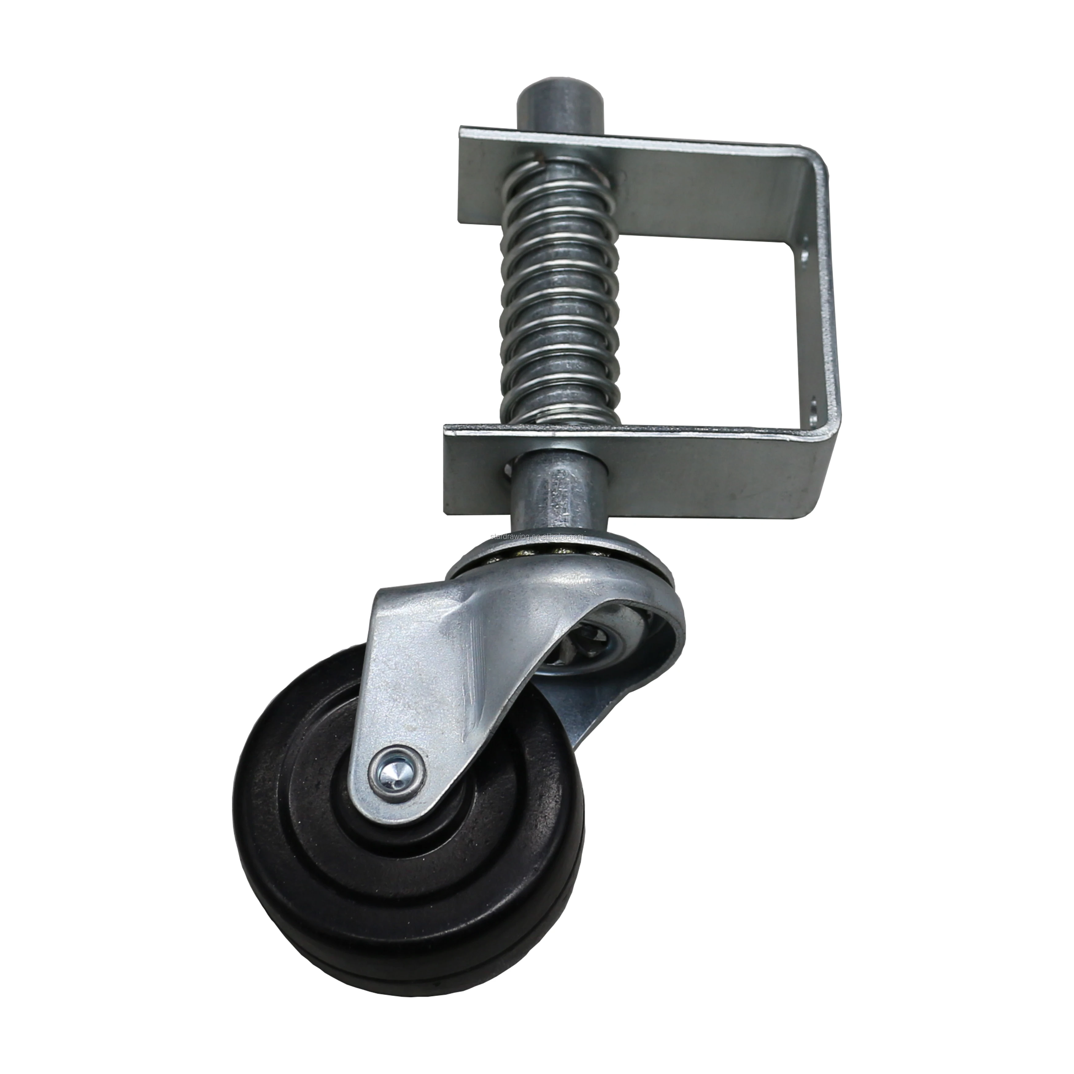 SS 2inch 50mm Spring Loaded Caster Wheels for Gate Support