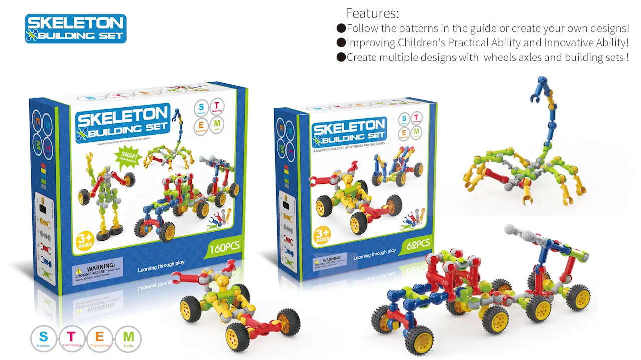 Skeleton Building Block For Kids Interlocking Building Set - Buy ...