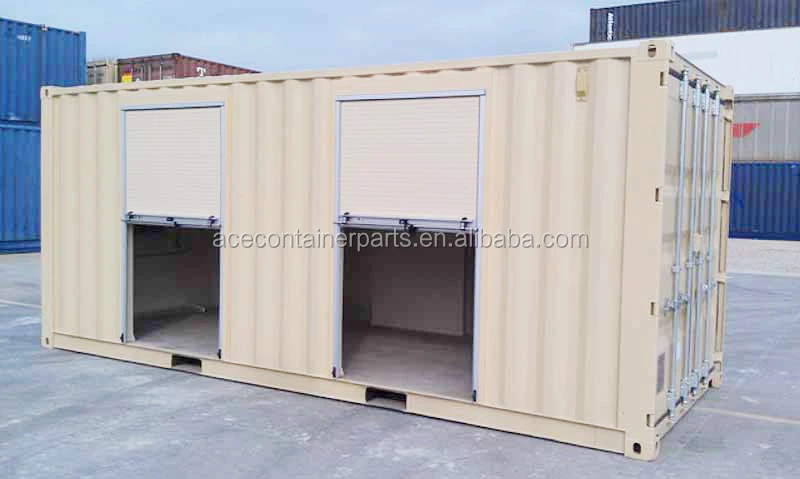 Roller Shutter Door 20ft Movable Storage Container - Buy Storage ...