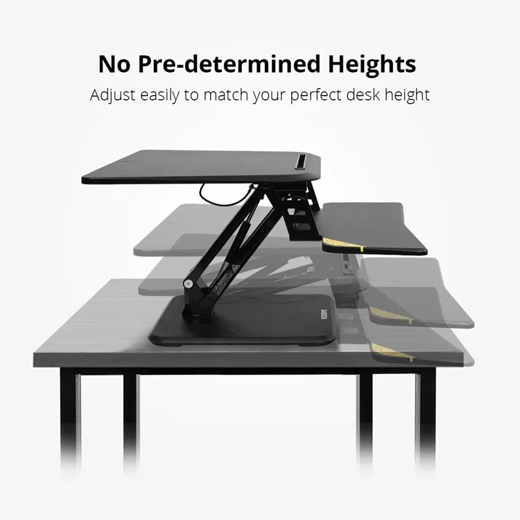 Modern Office Premium Sit to Standing Desk Converter up Riser ...