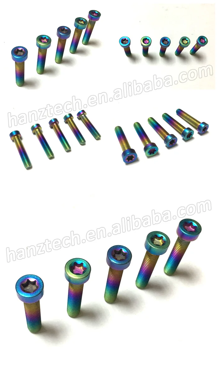 Baoji Supplier Torx Bolt T40 Titanium Bolt Gr5 M8x45 - Buy T40 Torx ...