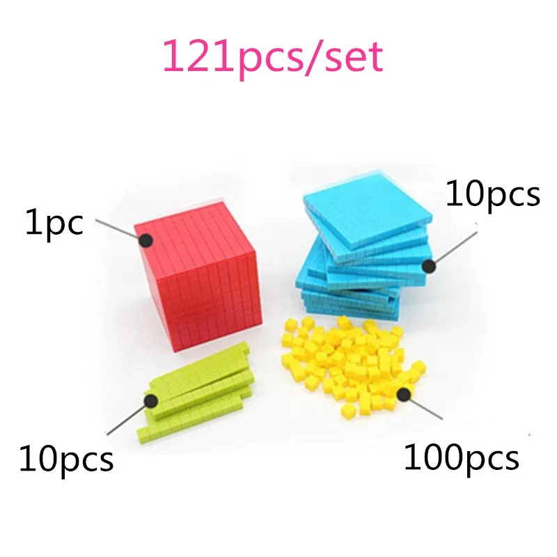 Mathematics Toys Base Ten Blocks Introduction To Decimal Quantity ...