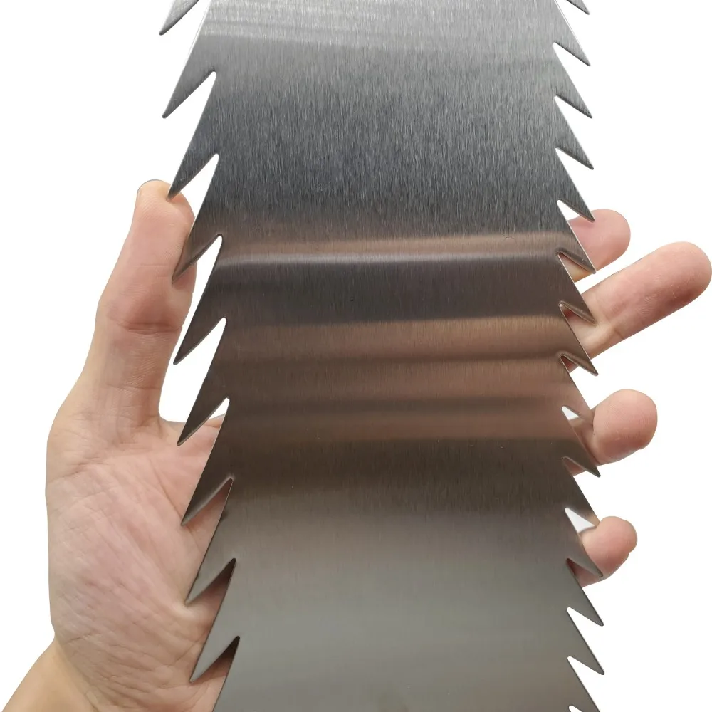 AK Stainless Steel Cake Scraper Cake Decorating Comb Smoother ...