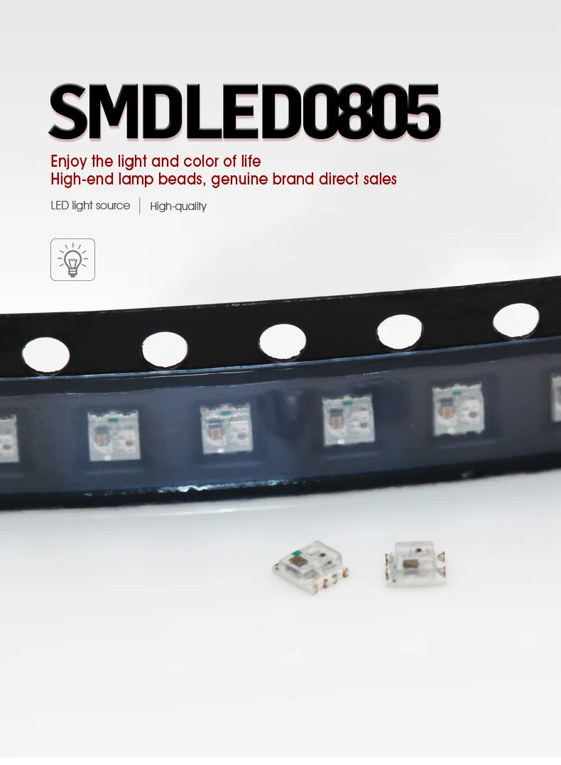 Smd 0807 0805rgb 삼색 Led 다이오드 내장 Ic 빠른 천천히 깜박임 0807 0805 Rgb Smd Led 칩 ...