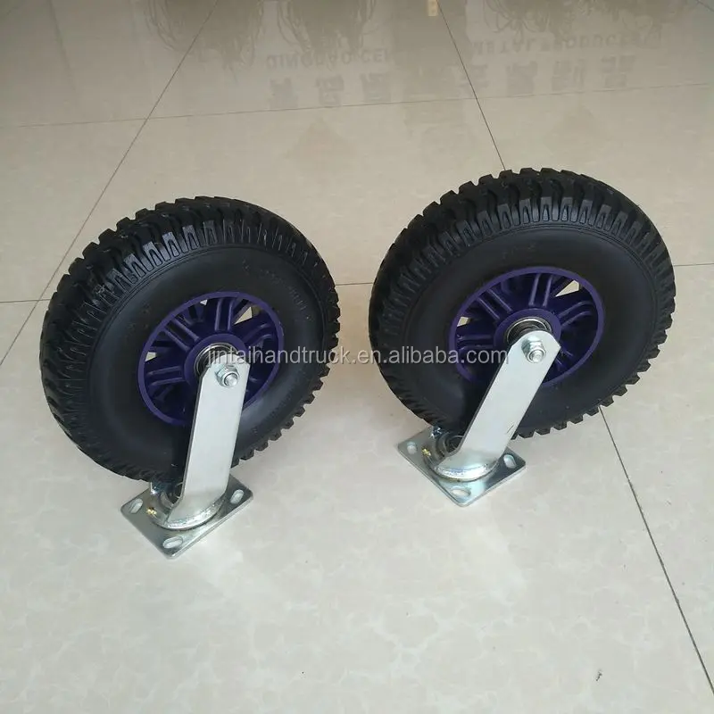 Korea 12" Pu Foam Wheel Swivel Caster 3.50-5 Foam Filled Tires - Buy 12 ...