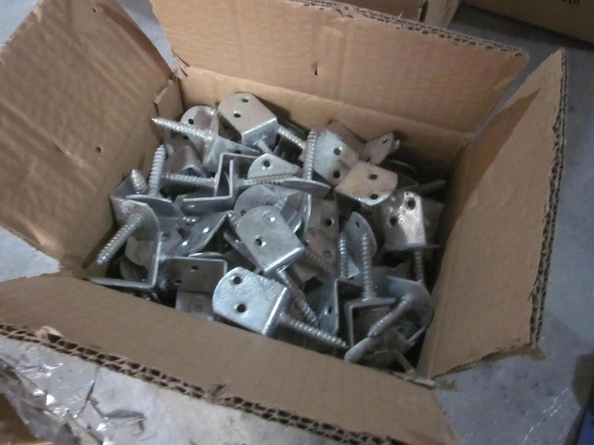 Metal Wood Corner Connector L Type/metal Screw Wooden Post Connectors ...