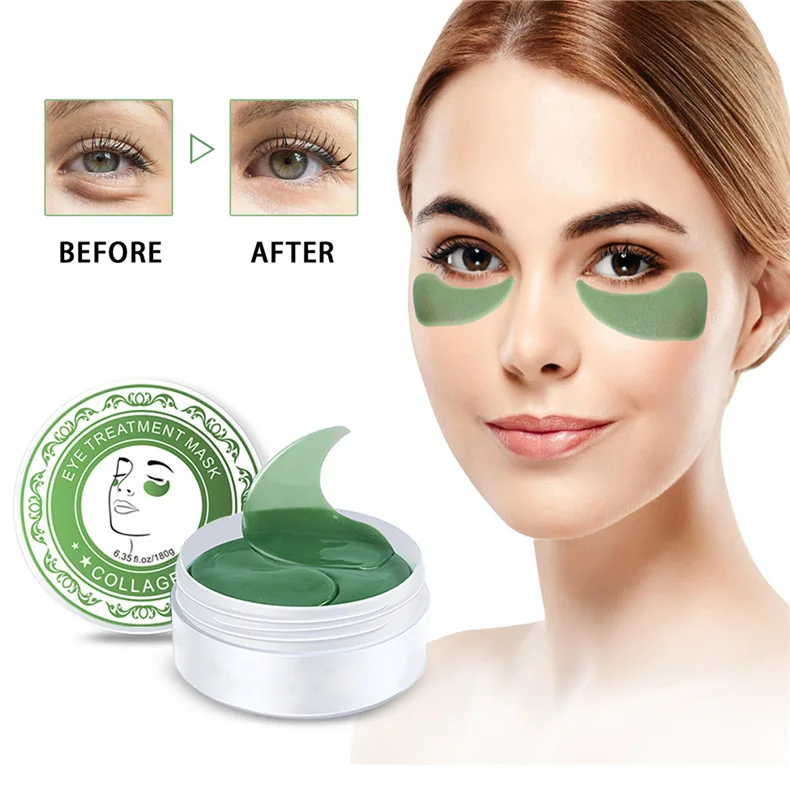 Aloe Vera Eye Mask Collagen Eye Patch Gel Moisturizing Anti Aging ...