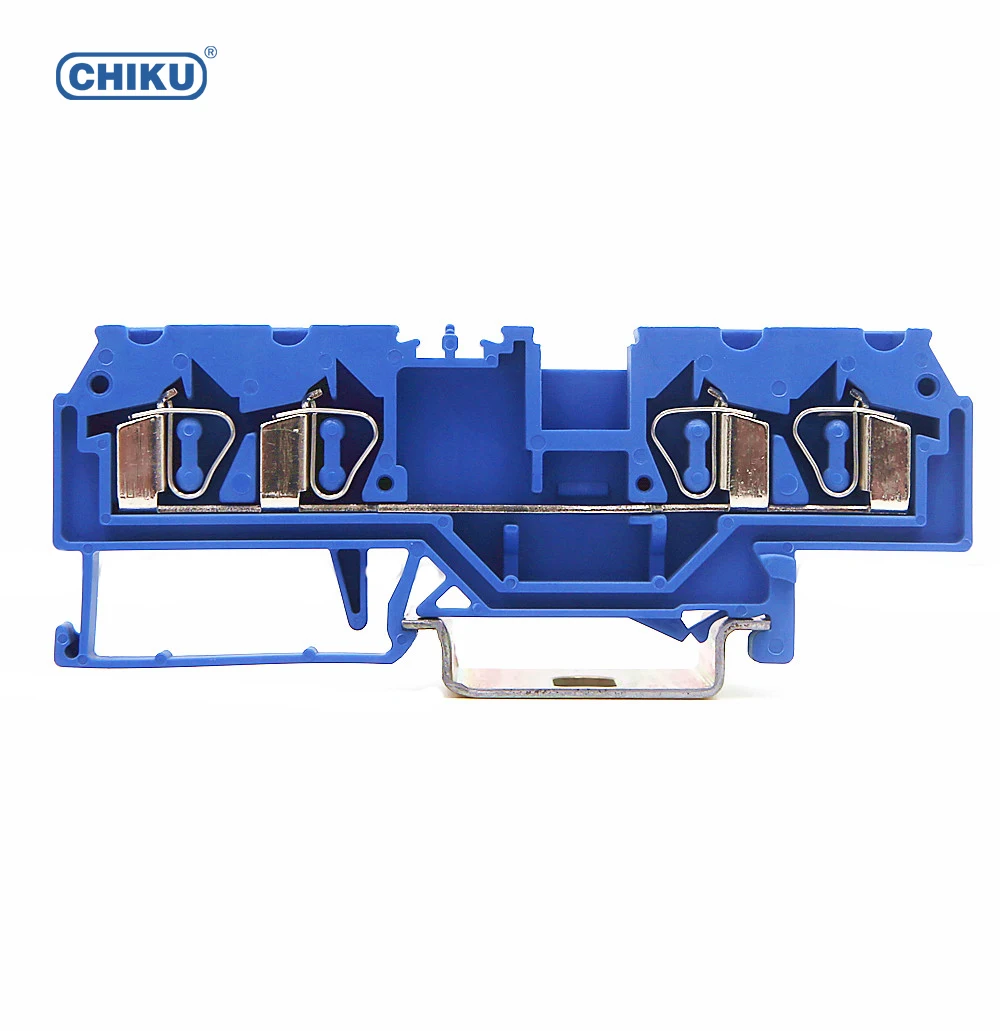 Rst 4-quattro Feed-through Din Rail Terminal Block 3031445 Spring Cage ...