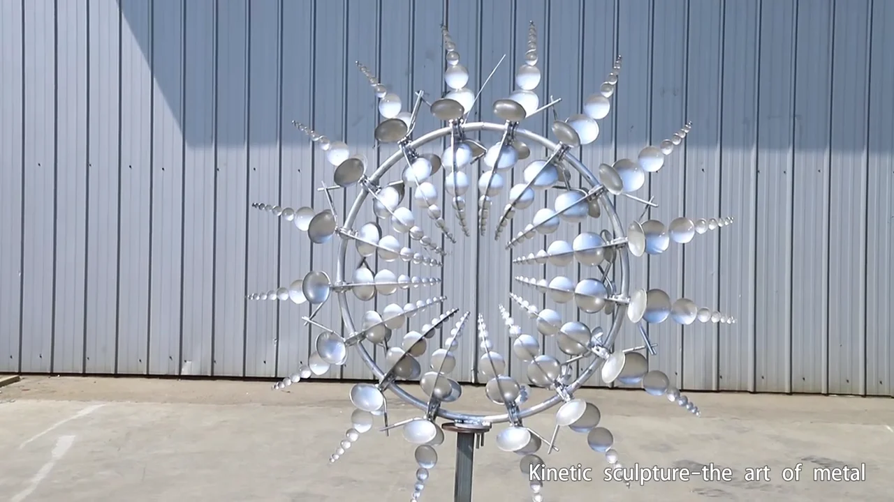 Large Size Stainless Steel Kinetic Wood Art Large Kinetic Art Mobiles ...