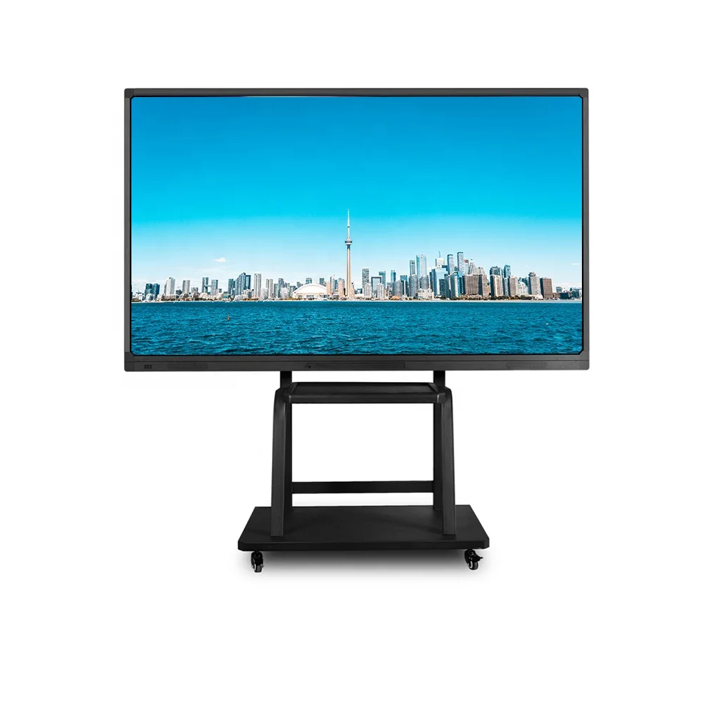 Multi Point Touch 100 Inch Interactive Flat Panel For Meeting Hall ...
