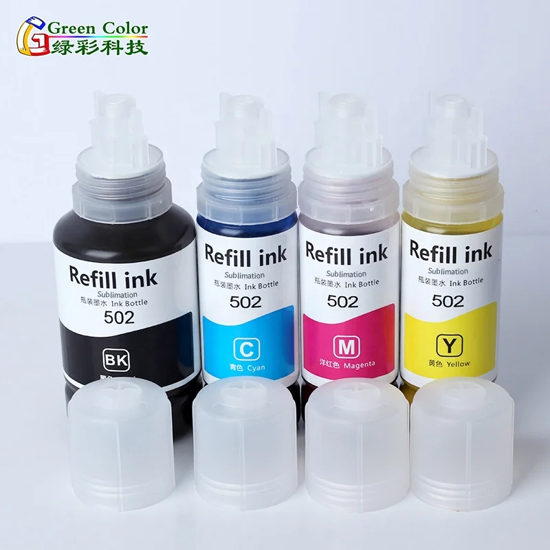 China Factory Premium Eco Ink Bottle 502 Dye Sublimation Ink For Epson ...