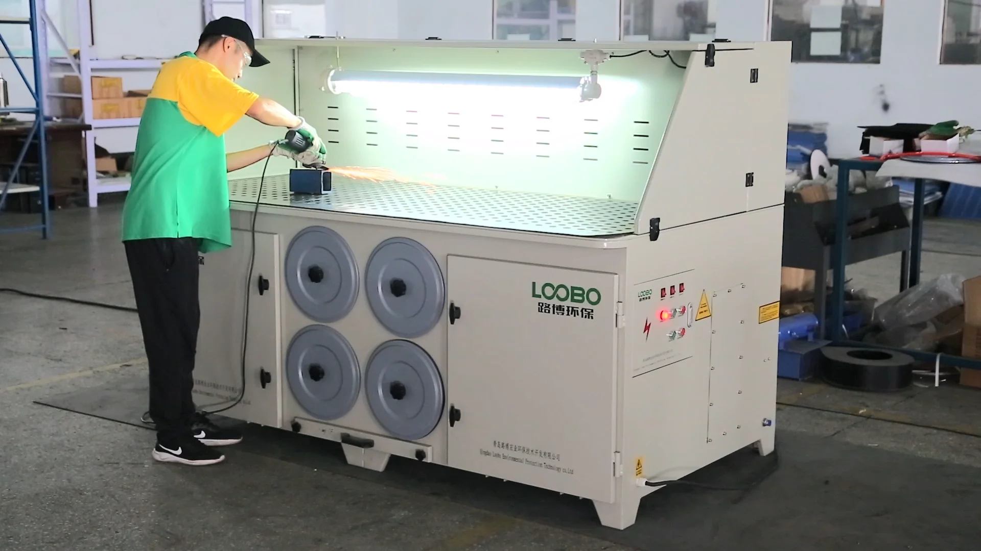 Dust Suction Bench Smoke Filtering Bench Sanding Table - Buy Dust ...