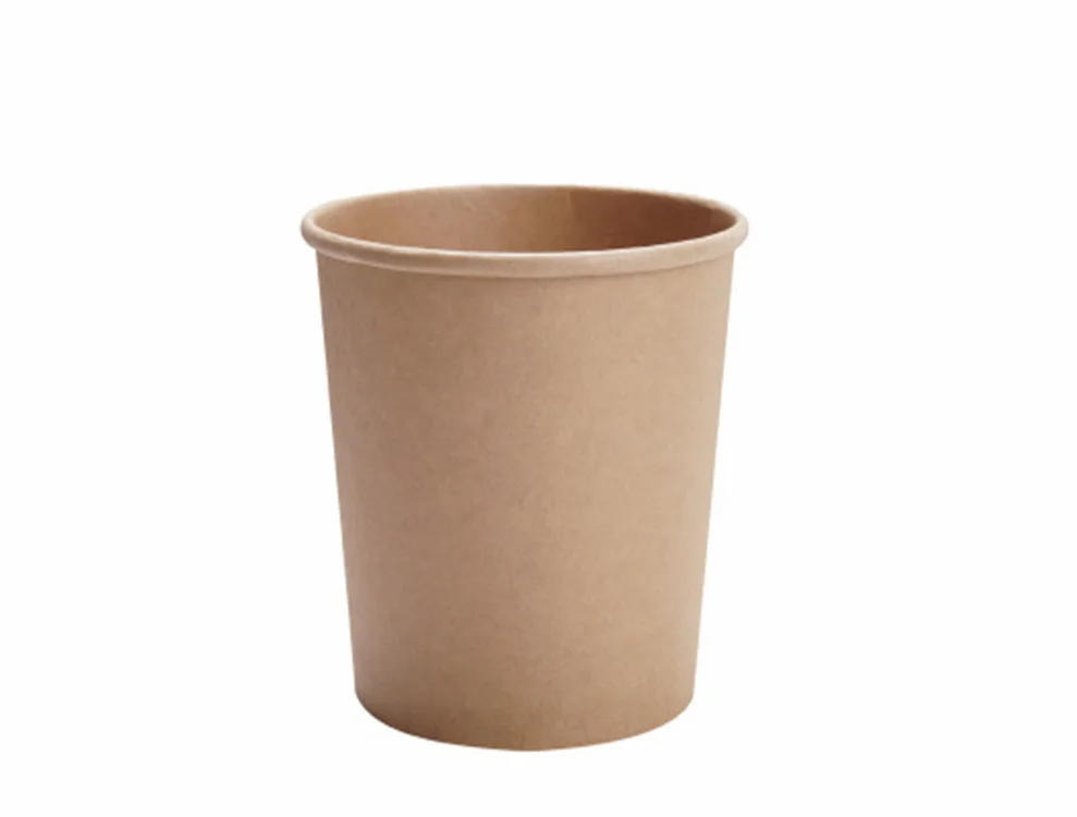Disposable Paper Food Bucket With Lid Paper Bucket For Chicken Paper ...