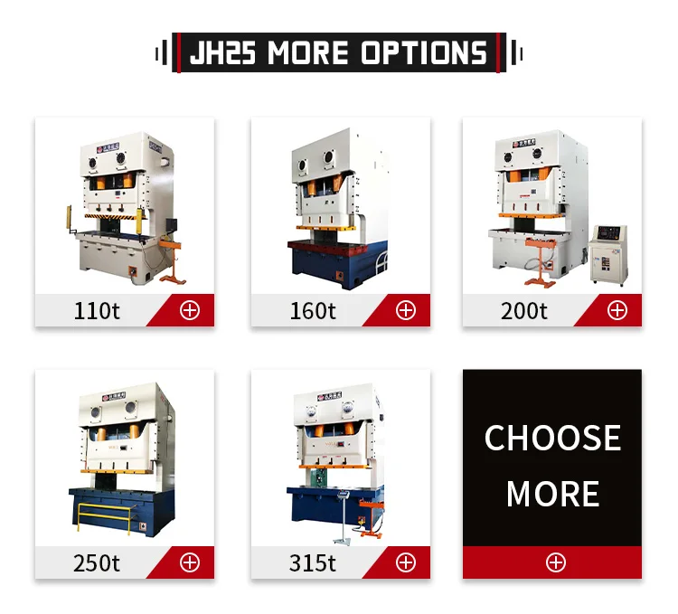 Jh25-110 Punching 110 Ton Press Machine For Auto Parts Component - Buy ...
