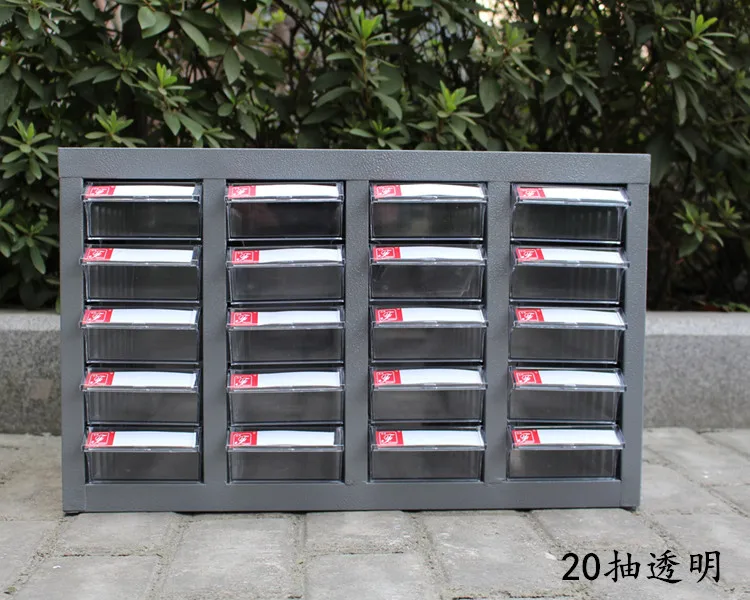 12/24/40 Plastic Drawers Cabinet Electronic Component Storage Cabinet ...