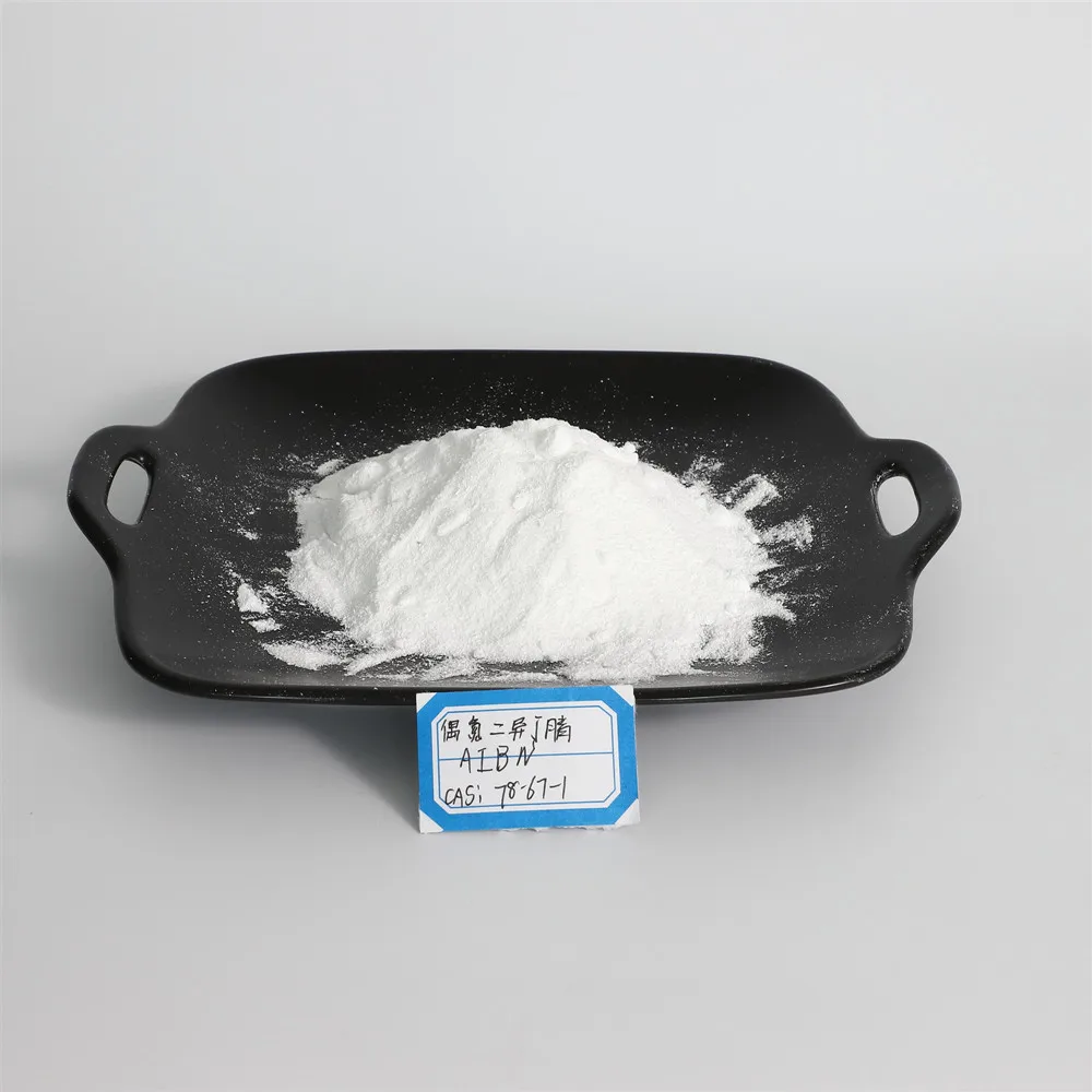 C8h12n4 99% Azobisisobutyronitrile /aibn White Crystalline Powder Cas ...