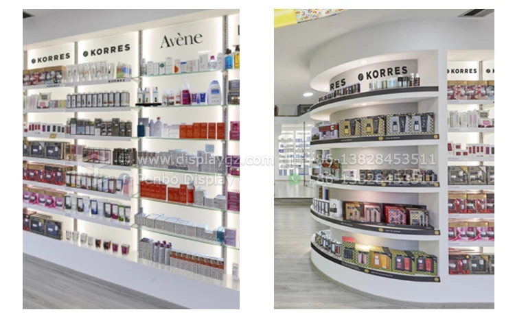 Modern Medical Store Display Counter Design Health Care Store Furniture ...