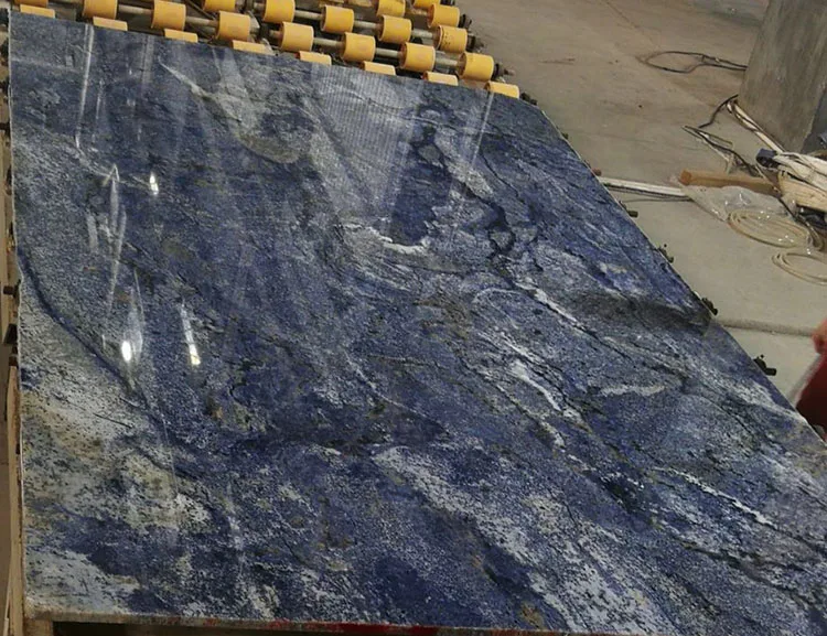 Luxury Azul Bahia Blue Granite Countertops – Ideal Natural Quartzite ...