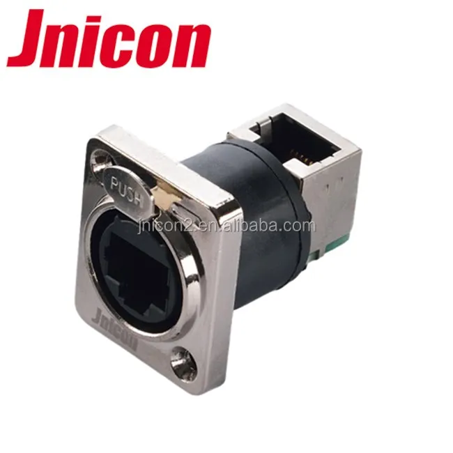 Jnicon Waterproof IP65 8 Pin RJ45 Connectors for Outdoor