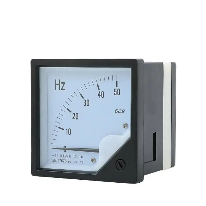 6c2 6l2 Frequency Meter 0-50hz Hz Meter Dc 10v Type 4-20ma Current ...